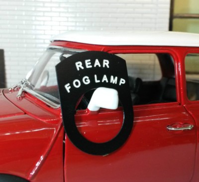 Black Classic Car Toggle Switch Name Plate Black Toggle Switch Name ...