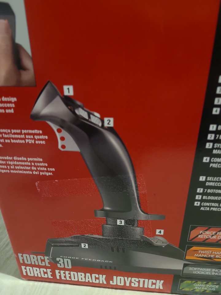 Logitech WingMan Force 3D Force Feedback USB Joystick J-UC10 | eBay