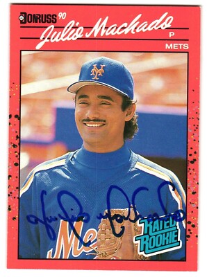 Julio Machardo 1990 Donruss Rookie Card # 47 On Card Autograph | eBay