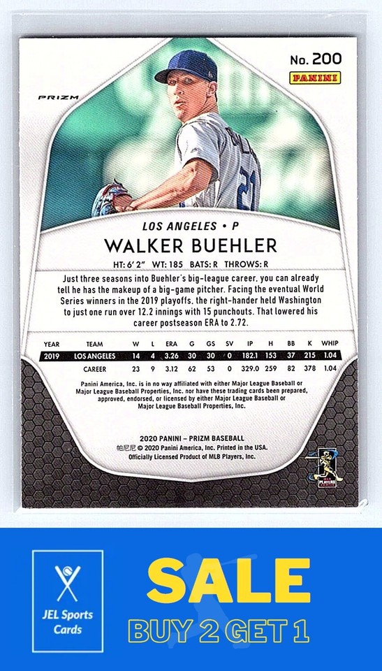 2020 Panini Prizm #200 Walker Buehler | eBay