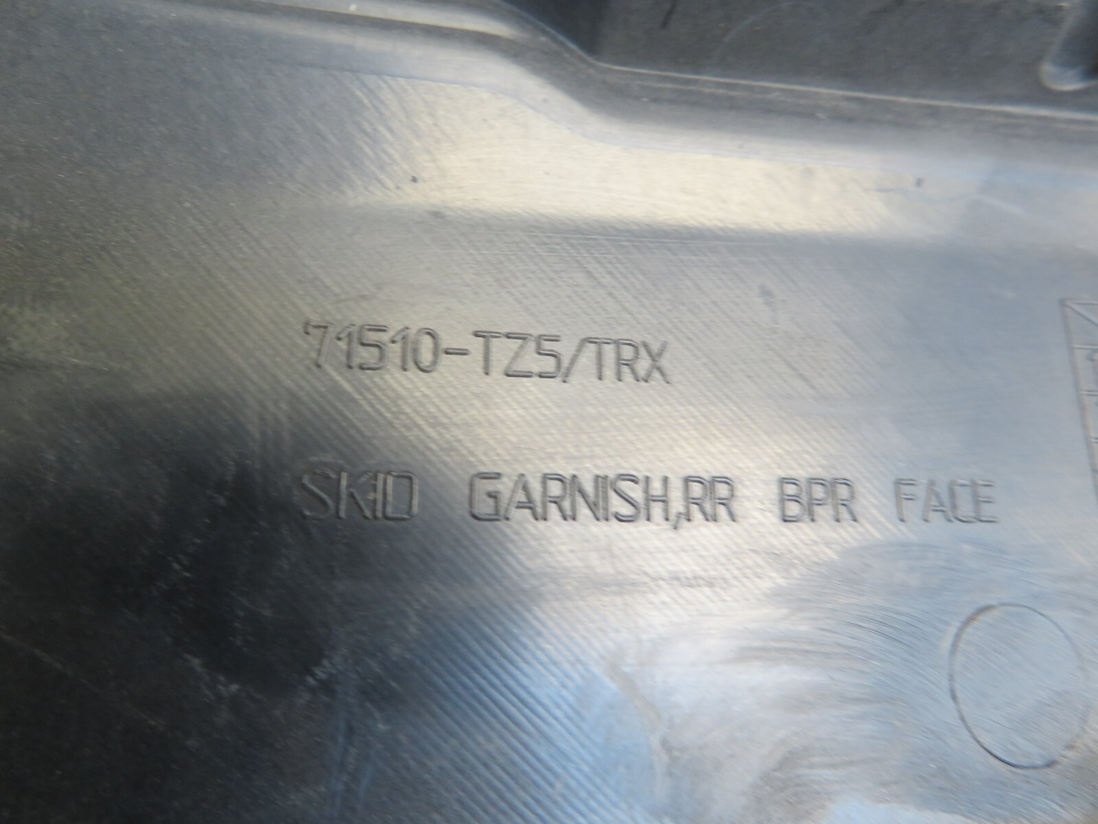 2014-2017 ACURA MDX OEM REAR BUMPER COVER LOWER BUMPER VALANCE 71510 ...