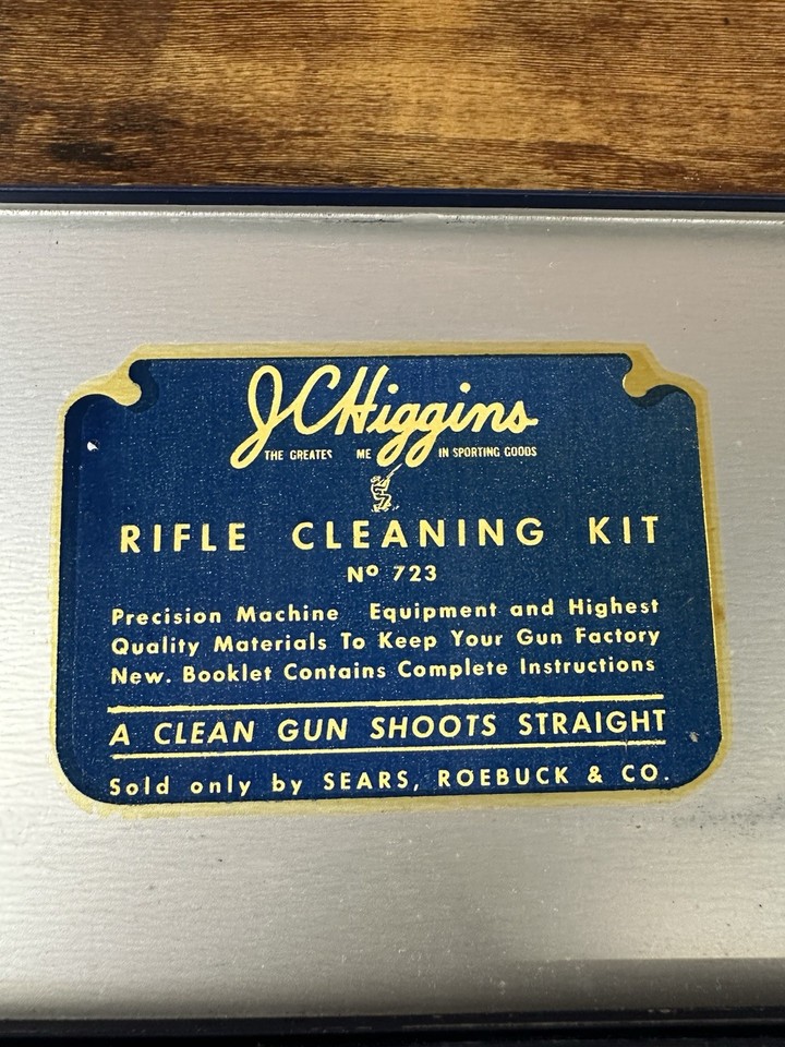 Vintage JC Higgins #710 Shotgun Cleaning Kit Incomplete AS IS FREE ...