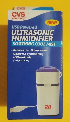 CVS Pharmacy Ultrasonic Humidifier Soothing Cool Mist for sale online ...