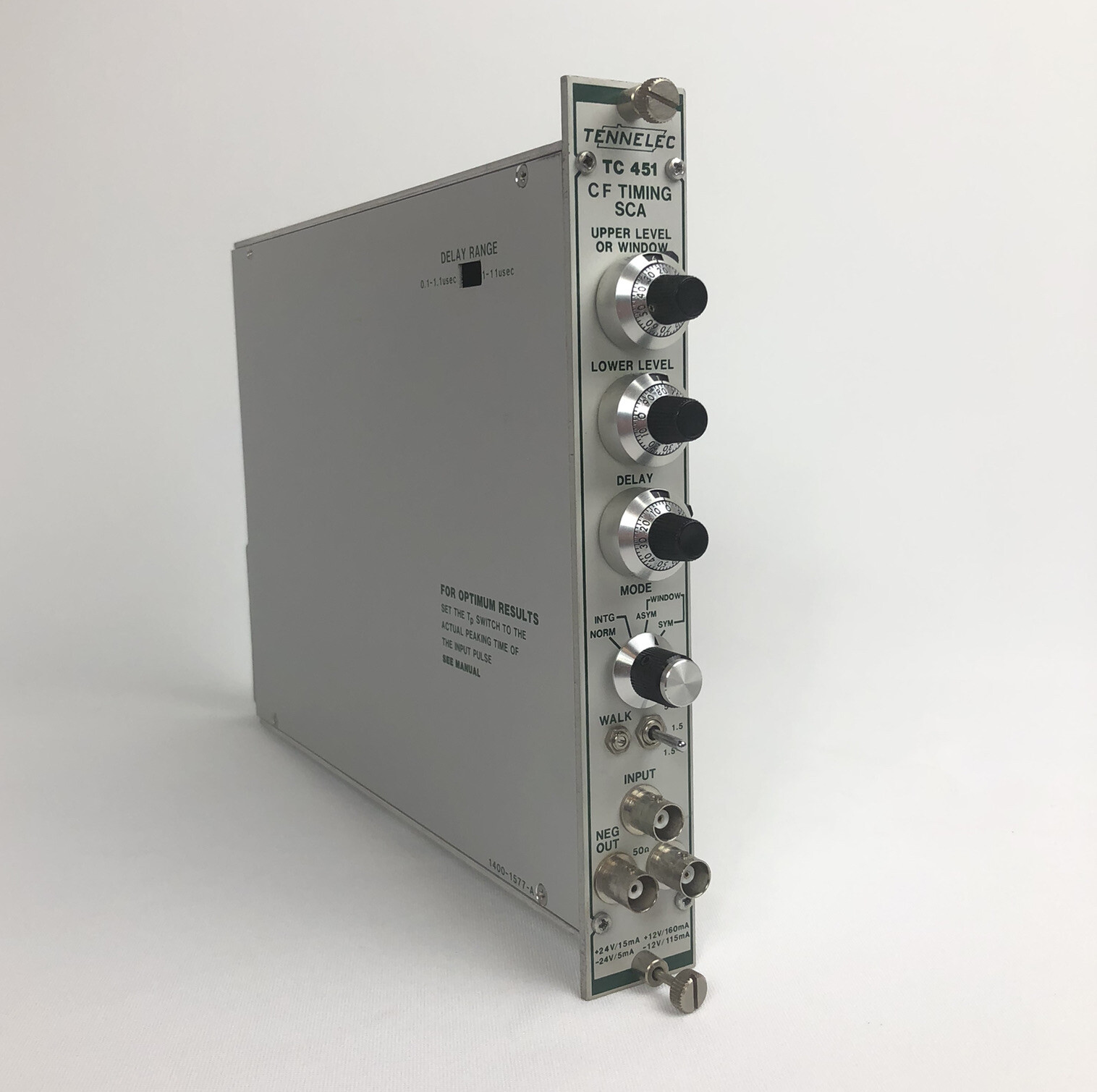 Tennelec TC 451 C F Timing SCA NIM BIN Plug-in Module | eBay