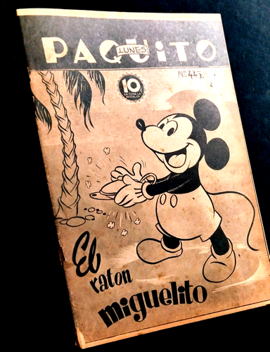 COMIC EL RATON MIGUELITO REVISTA PAQUITO N° 445 AÑO 1940 RARO | eBay