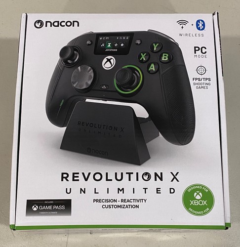 Nacon Revolution X Unlimited Wireless Controller for Xbox & PC - Black ...