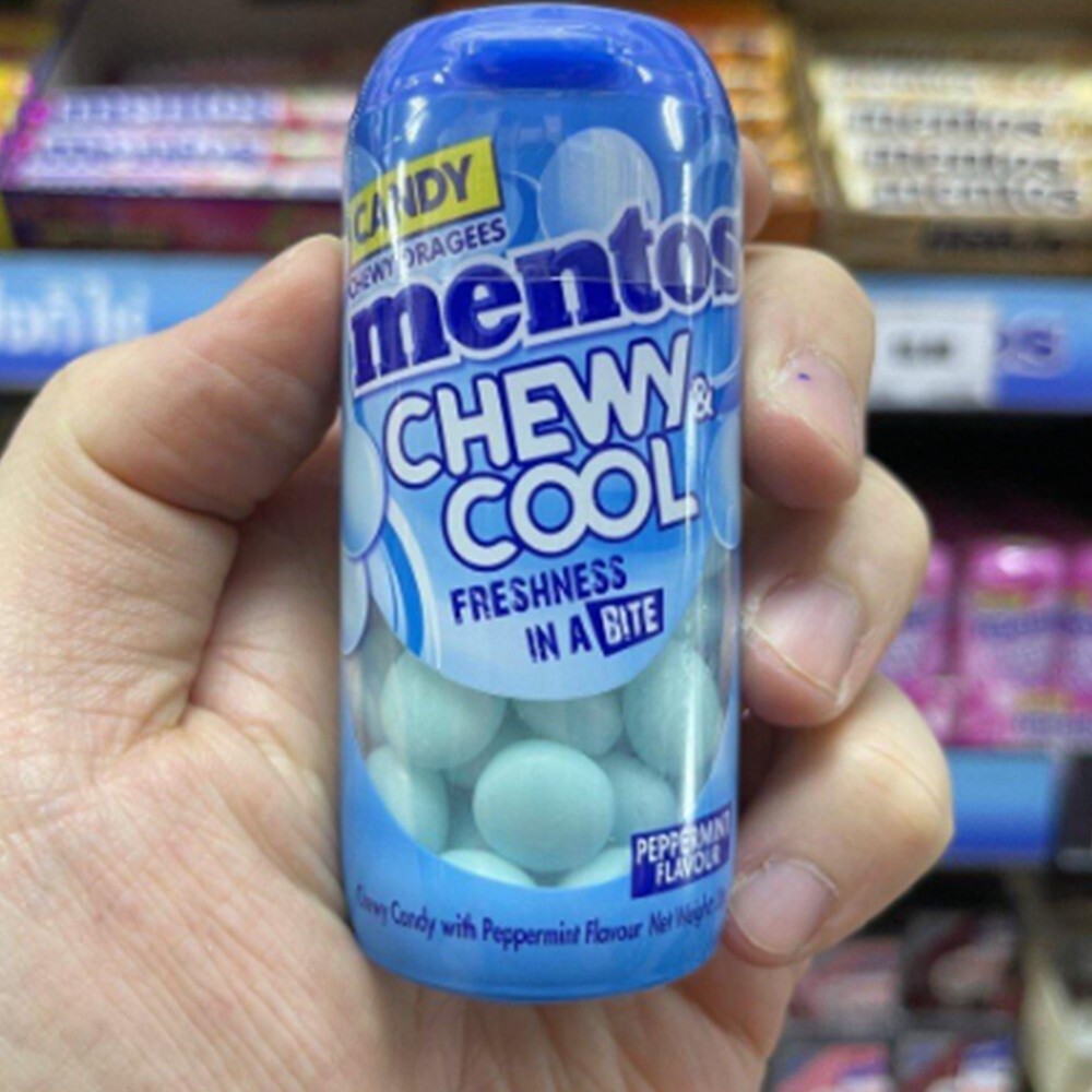 x3Pcs. Mentos Chewy & Cool Chewy Mint Peppermint Mints Candy Sweets | eBay