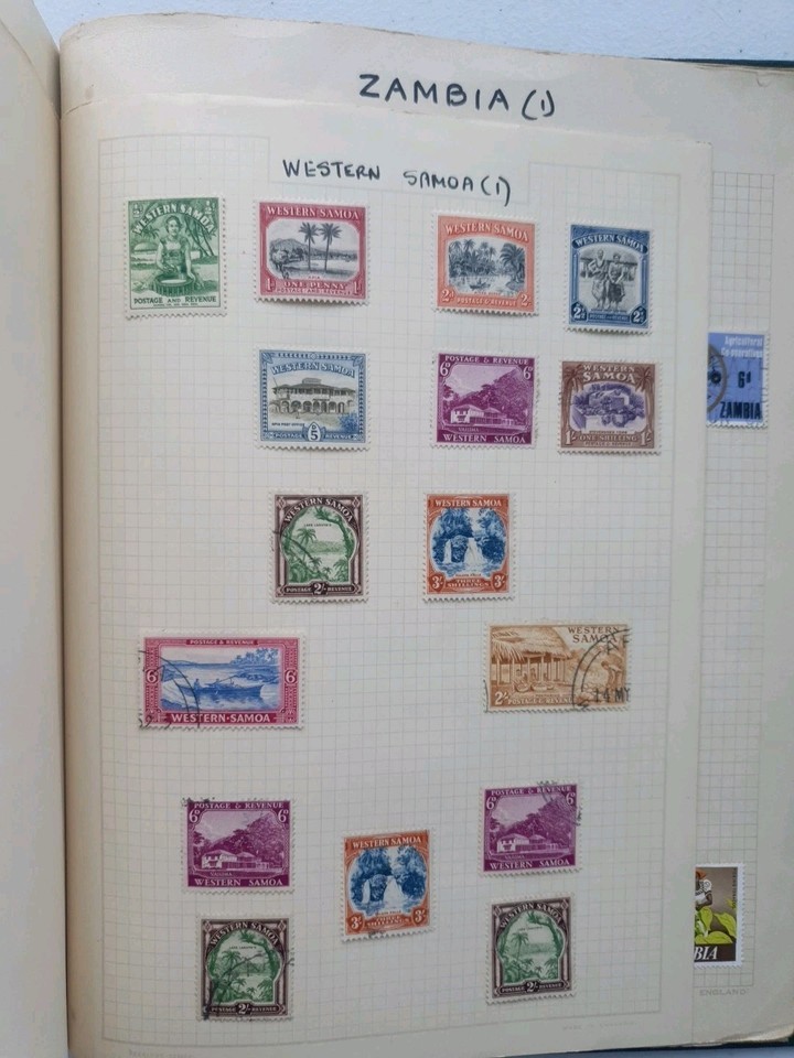 Stamp Album Containing GB Commonwealth Stamps | eBay UK