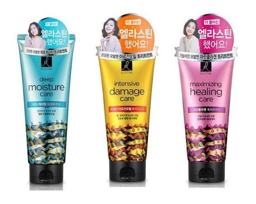 Korean Elastine Hair Treatment Series 200ml x 3pcs Set, Damaged Hair Care | eBay