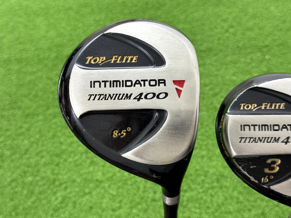 Top Flite Golf INTIMIDATOR TITANIUM 400 DRIVER + 3 & 5 WOOD SET Right ...