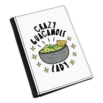 Crazy Guacamole Lady Stars Passport Holder Cover Case Mum Mothers Day ...