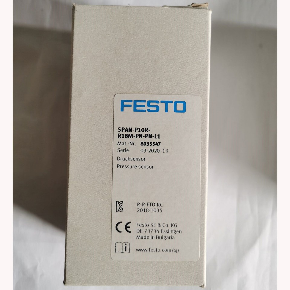 1pcs New Festo SPAN-P10R-R18M-PN-PN-L1 8035547 pressure sensor Fast ...