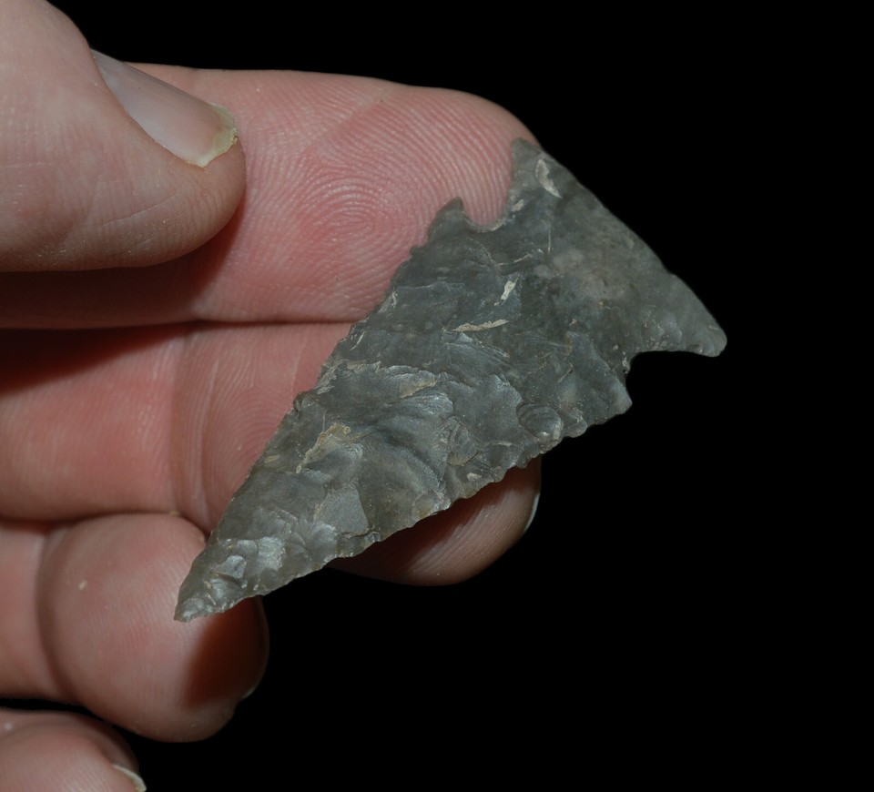 ENSOR CORYELL CO TEXAS AUTHENTIC INDIAN ARROWHEAD ARTIFACT CULPEPPER ...