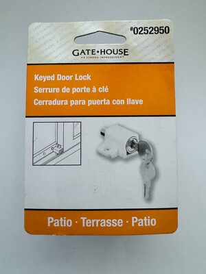 Keyed Door Lock - Gatehouse #0252950 | eBay