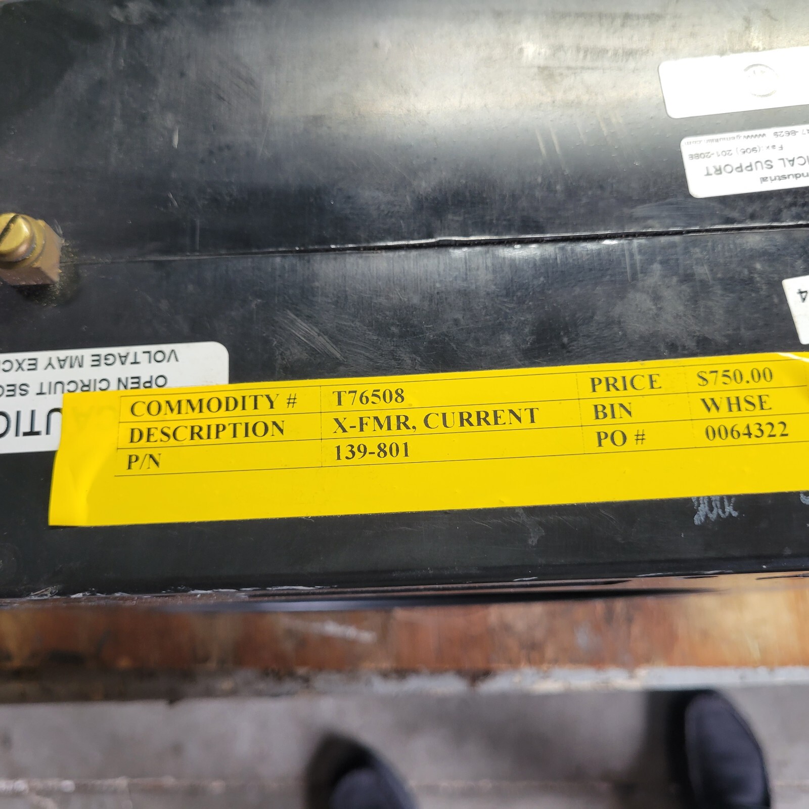 GE ITI 139-801 Current Transformer CT Indoor Model 139 Ratio 800:5 USA ...