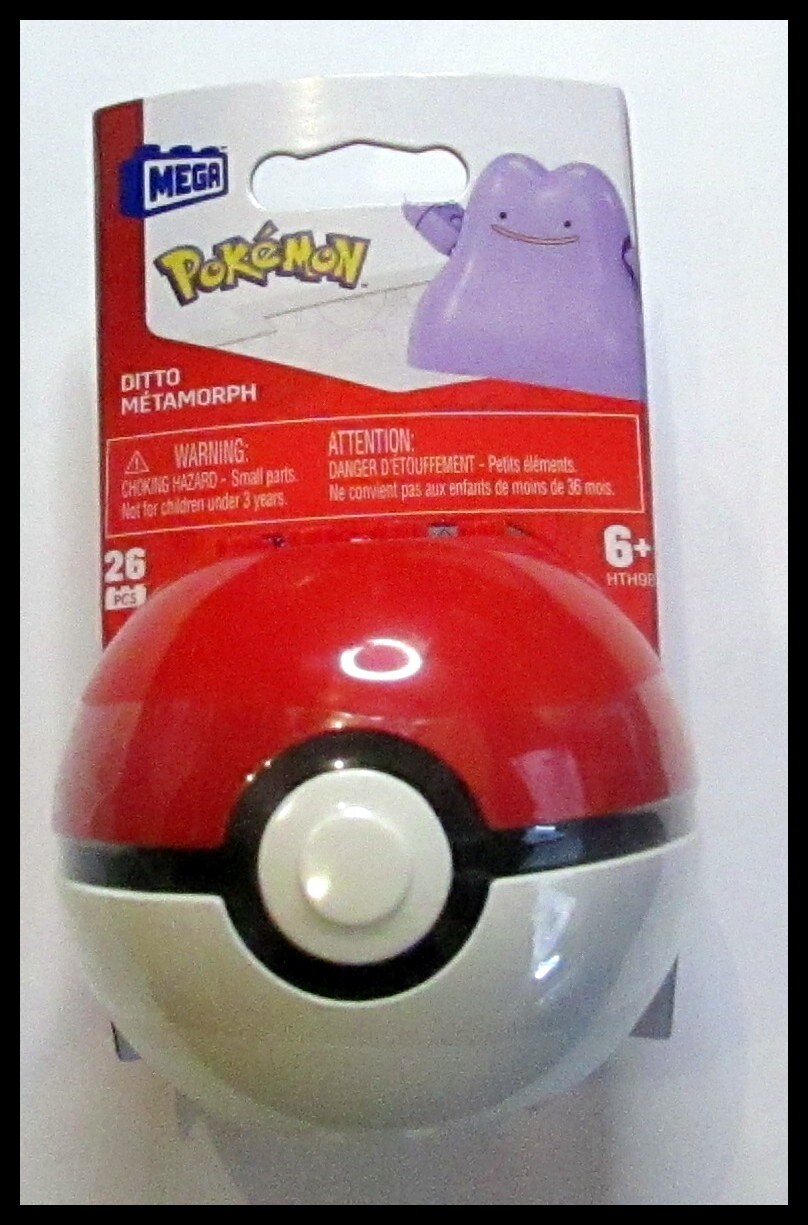 Pokemon Mega Construx Poke ball Purple DITTO 26 pcs Building Set | eBay