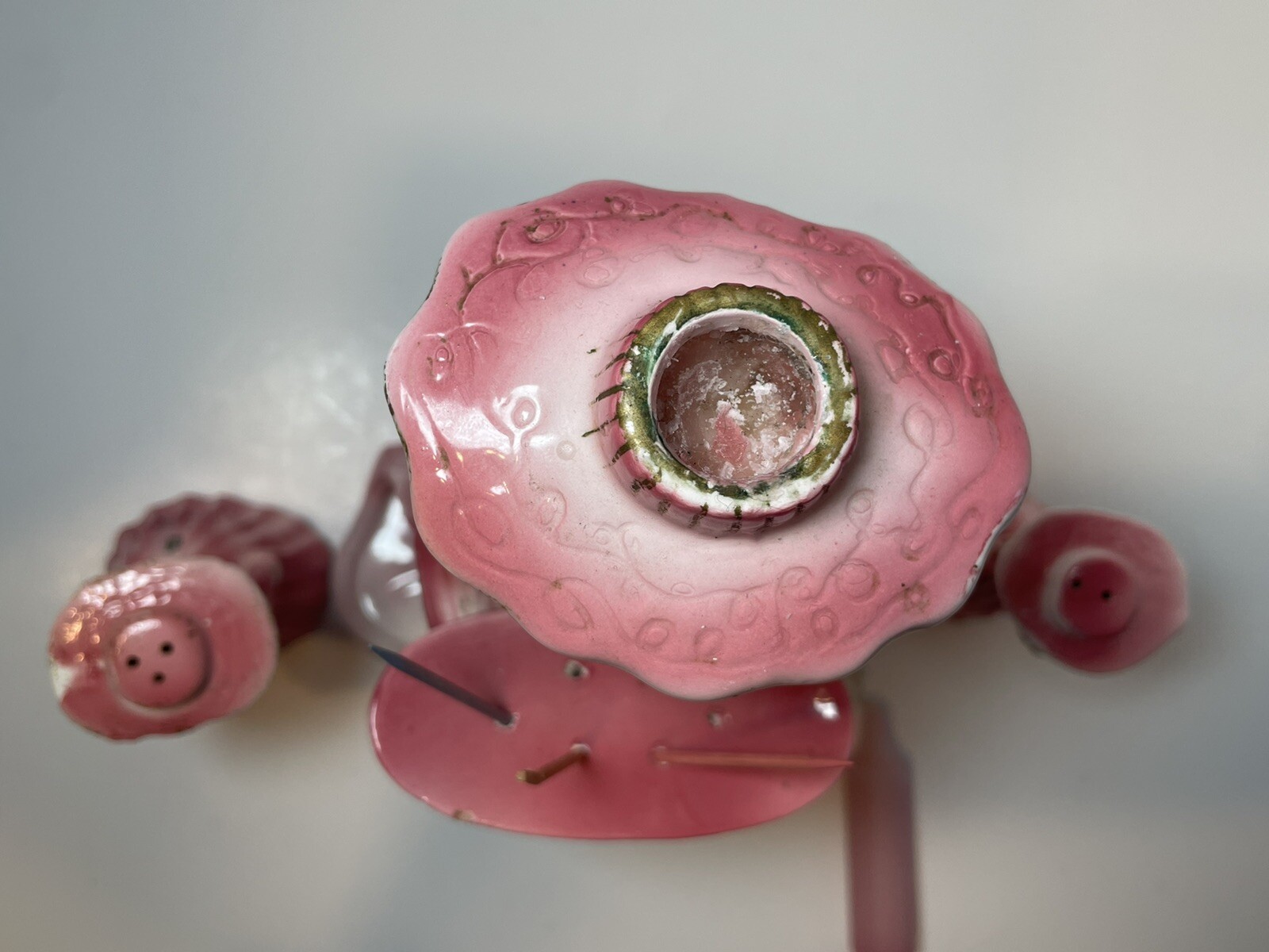 RARE Vntg Kreiss Co. Jeweled Toothpick, Napkin Lady & Salt & Pepper ...