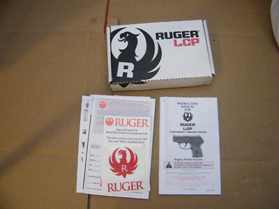 Ruger LCP Factory Box with Owners Manual | eBay