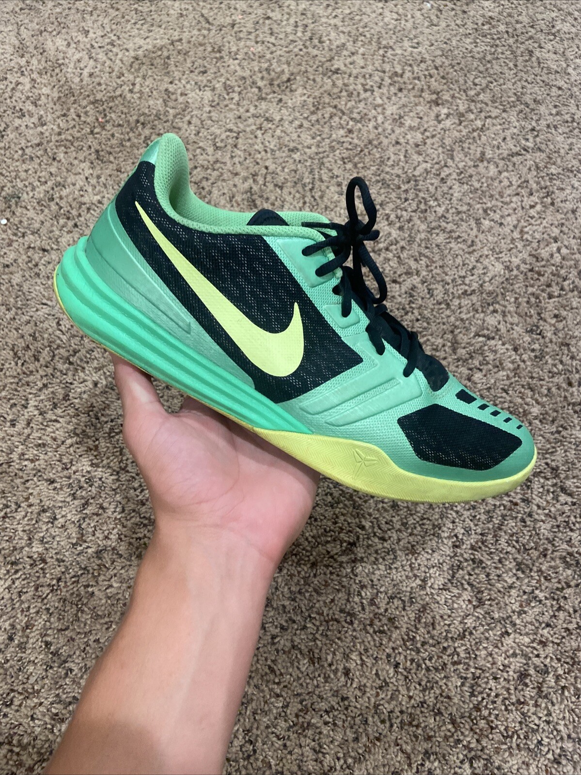 Nike Kobe Bryant Mentality Black Volt Poison Green Sh… - Gem