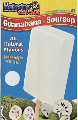 Helados del Sol Guanabana, Soursop ice cream bar Ice Cream Truck ...
