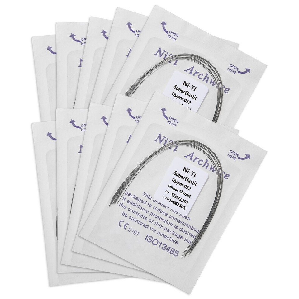 Dental Super Elastic Niti Round Arch Wires Arch Wire for Bracket Braces ...