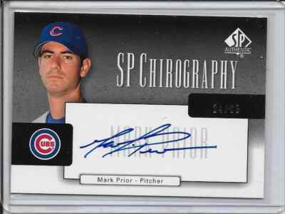 2004 SP AUTHENTIC MARK PRIOR AUTOGRAPH 24/60 | eBay
