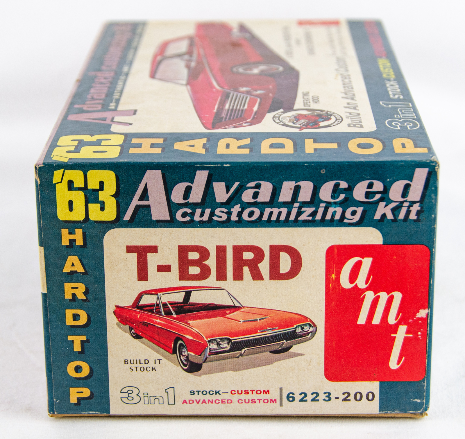Vintage AMT 6223-200 1:25 1963 Ford Thunderbird Hardtop Custom Model ...
