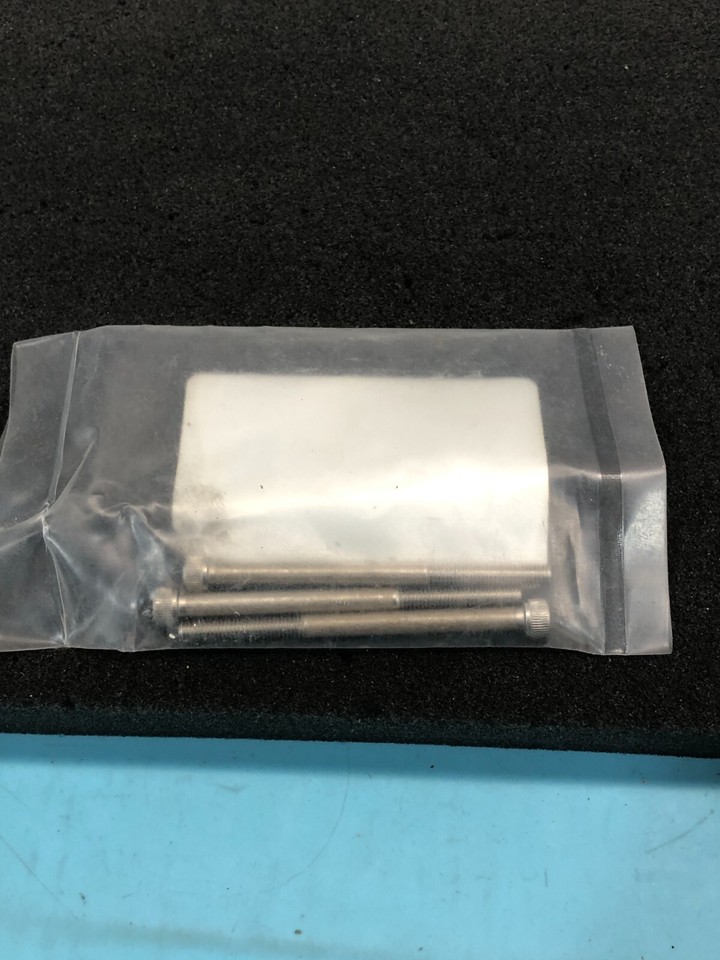LOT OF 3 AMAT 3690-01693 SCR CAP SKT HD 10-32 X 2-3/4L HEX SKT SST ...