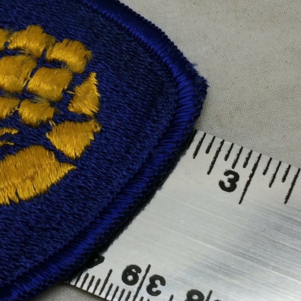 Vintage Military 46th Infantry Division Blue Border Yellow Unit Variant ...