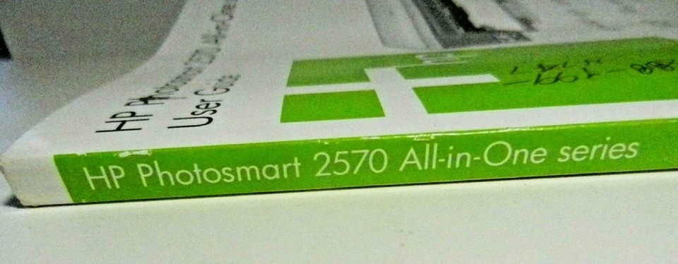 2005 HP Photosmart 2570 All-in-One Series User Guide-136 pgs #Q7211 ...