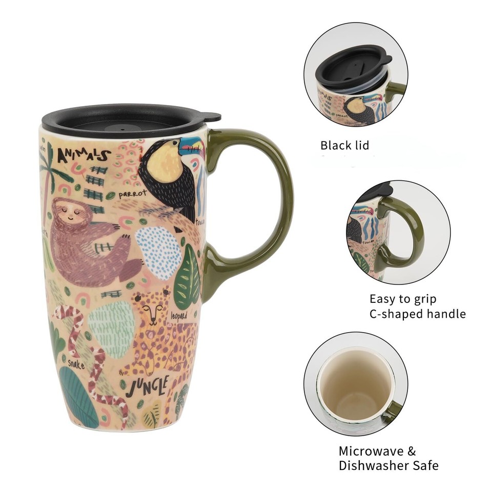 Ceramic Mug Coffee Mug Cup Tall Travel Mugs Ceramic Coffee MugPorcelain ...
