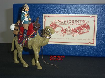 KING AND COUNTRY BRITISH CAMEL CORPS COLONIAL WAR MOUNTED METAL TOY ...