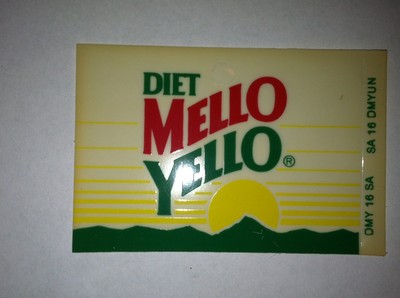 Diet Mello Yello Vending Machine Insert, Mountains, 3.25" x 2.25" | eBay