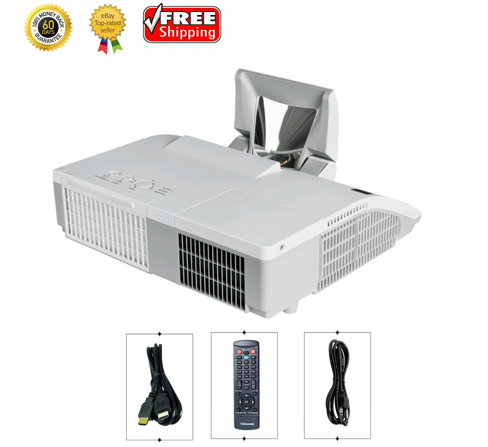 Hitachi CP-A222WN 3LCD Projector Ultra Short-Throw HD 1080p HDMI w ...