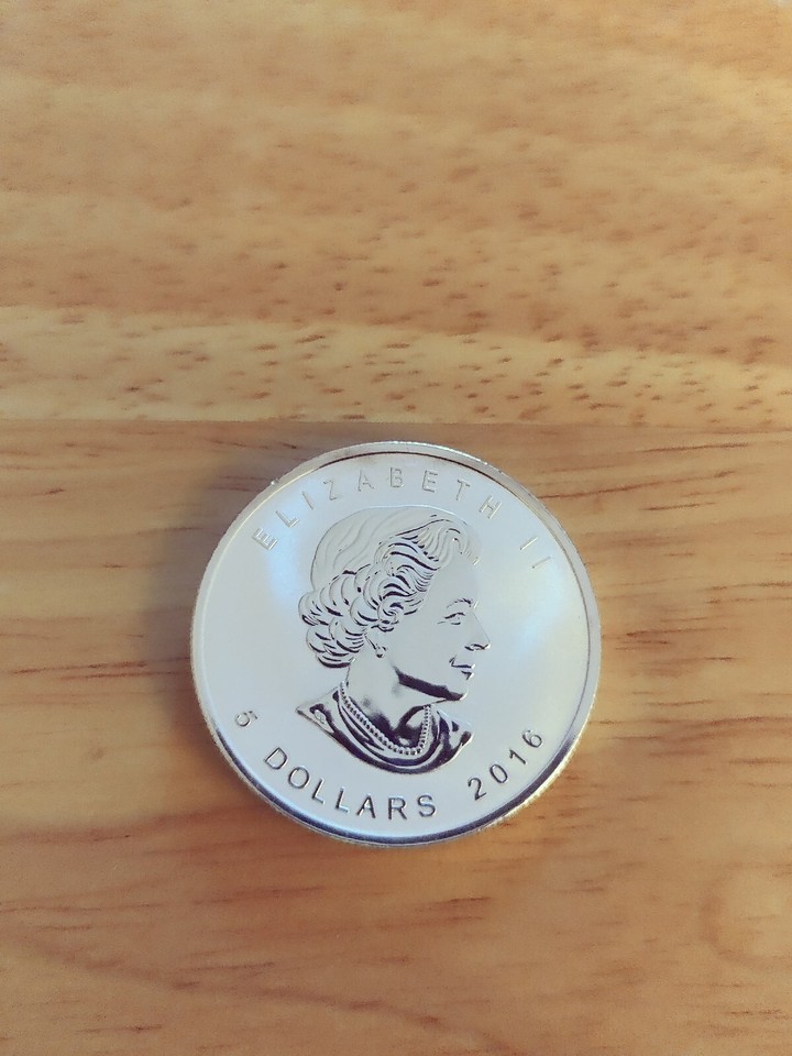 2016 Canada 1oz Silver Maple Leaf-Ying Yang Privy- Reverse Proof Coin ...