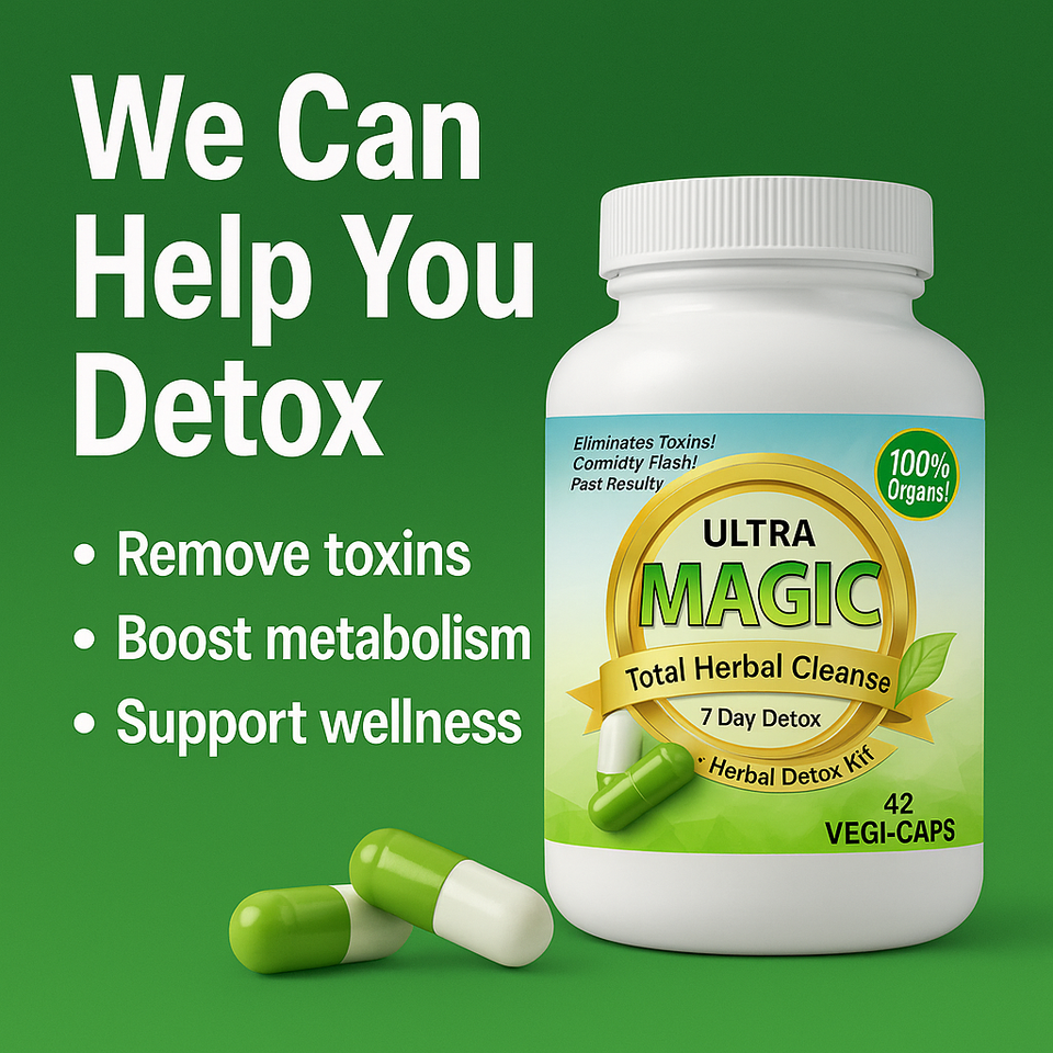 Ultra Magic Detox™ 7-Day Cleanse - Full Body Herbal THC Detox Kit ...