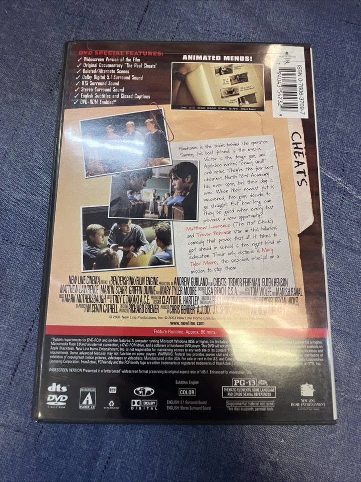 Cheats (DVD, 2003) - Previously Rented 794043542329 | eBay