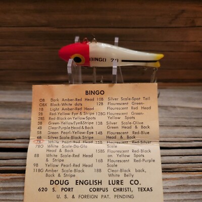 Other - Vintage Doug English Bingo Lures