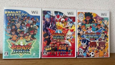 Nintendo Wii Inazuma Eleven Strikers & 2012 Xtreme & 2013 set Japan | eBay