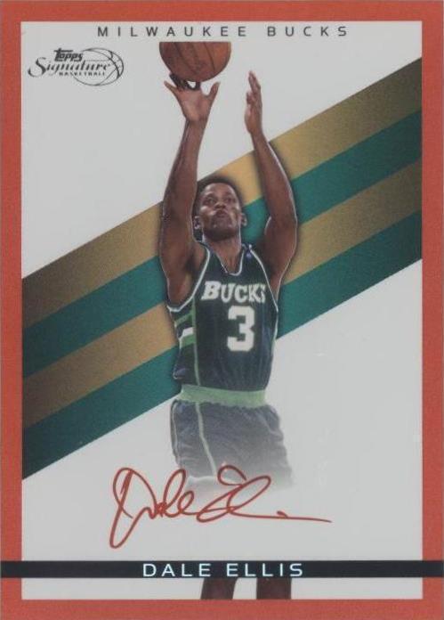 2008-09 Topps Signature - Dale Ellis #TS-DE Red Foil Facsimile ...