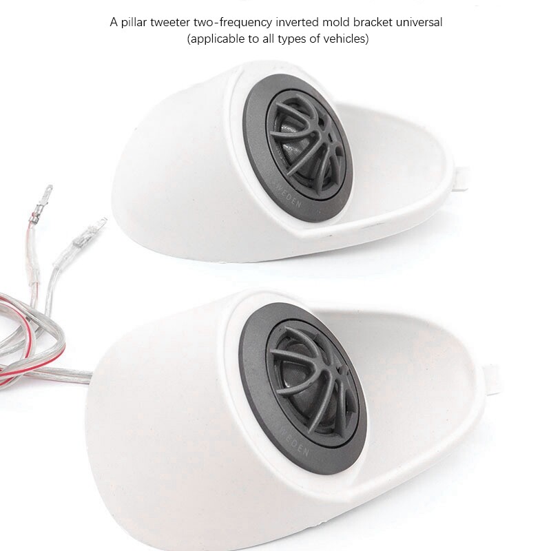 2Pcs 2.5 Inch Car o A-Pillar Tweeter acket Car Two-Way Frequency Inted ...