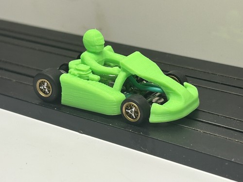 SCS Hobbies 3D AFX Mega G + 1.5 Go Kart Ho Slot Car Body Green | eBay