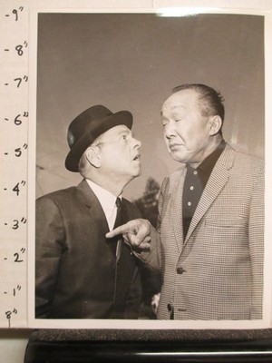 ABC TV studio show photo 1960s MICKEY ROONEY Sammee Tong duo point ...