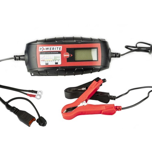Powerite Kit 5A Smart Battery Charger, 6V/12V + Additional Eyelet ...