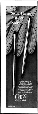 VINTAGE PRINT ADVERTISING CROSS Writing Instruments Executive Pens ...
