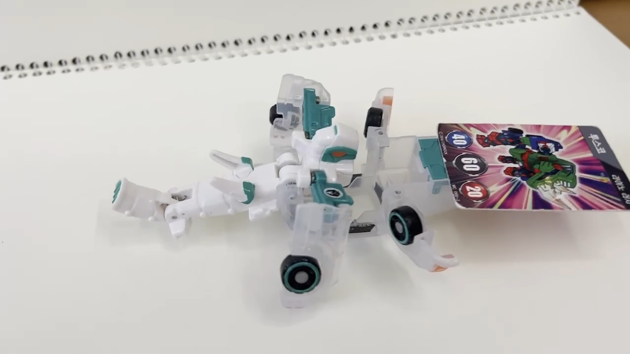 [TURNING MECARD] MOTHTON Transformable Robot Car Korea TV Figure +2card ...