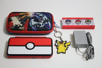 New Nintendo 2DS XL LL Console Pokemon Pokeball Edition Console ...