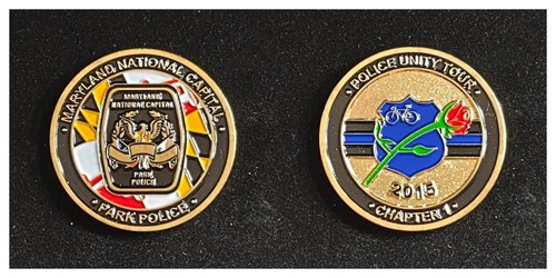 Maryland Park Police 2015 Unity Tour Challenge Coin - Chapter 1 Token ...