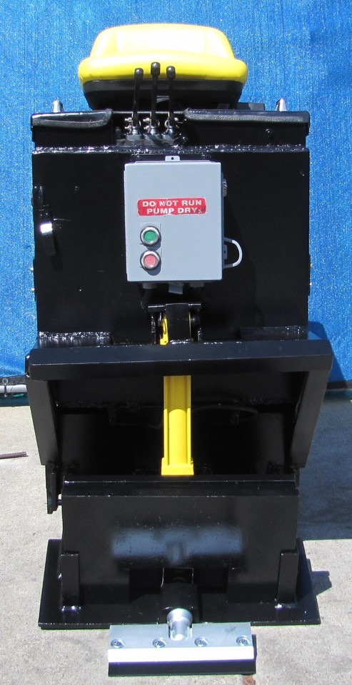 Terminator 7.5 HP Electric Ride-On Floor Scraper with 12" Blade Holder ...