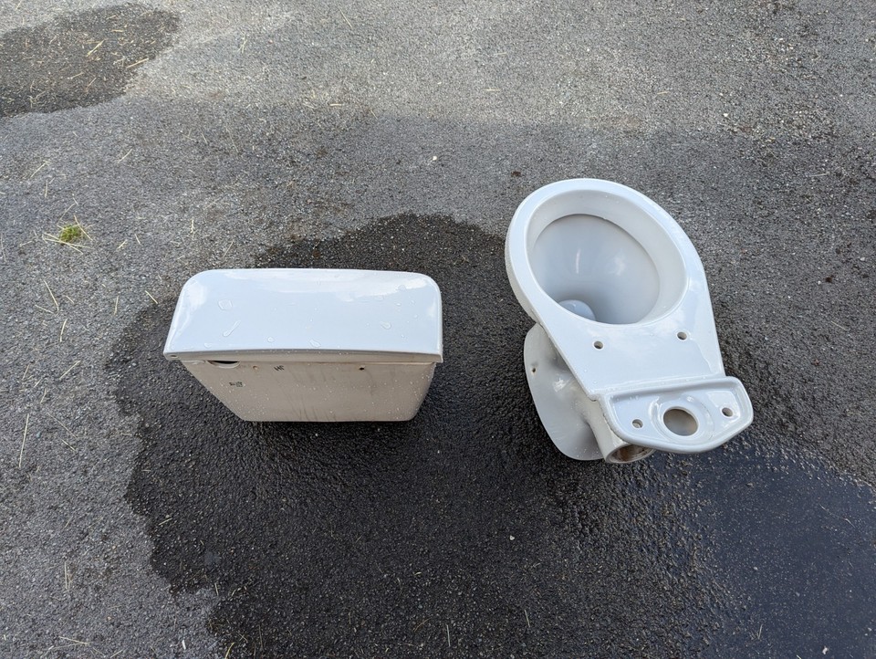 Vintage grey Toilet & Cistine | eBay UK